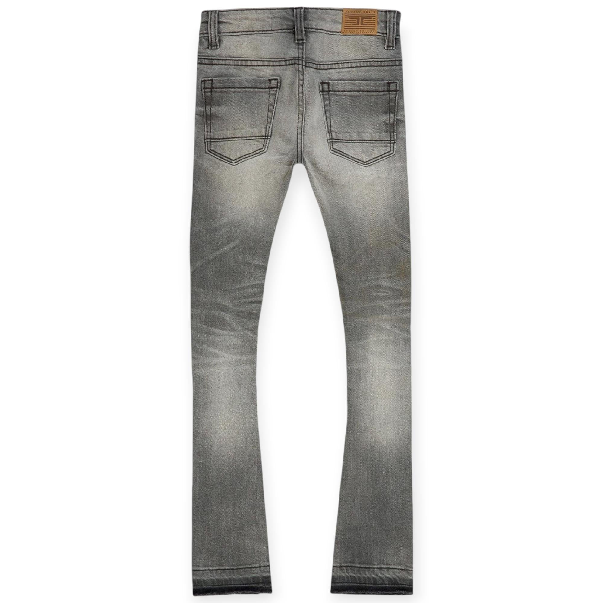 Jordan Craig KIDS Denim Jeans Boys Clean Stacked Slauson (Smoked Grey ...