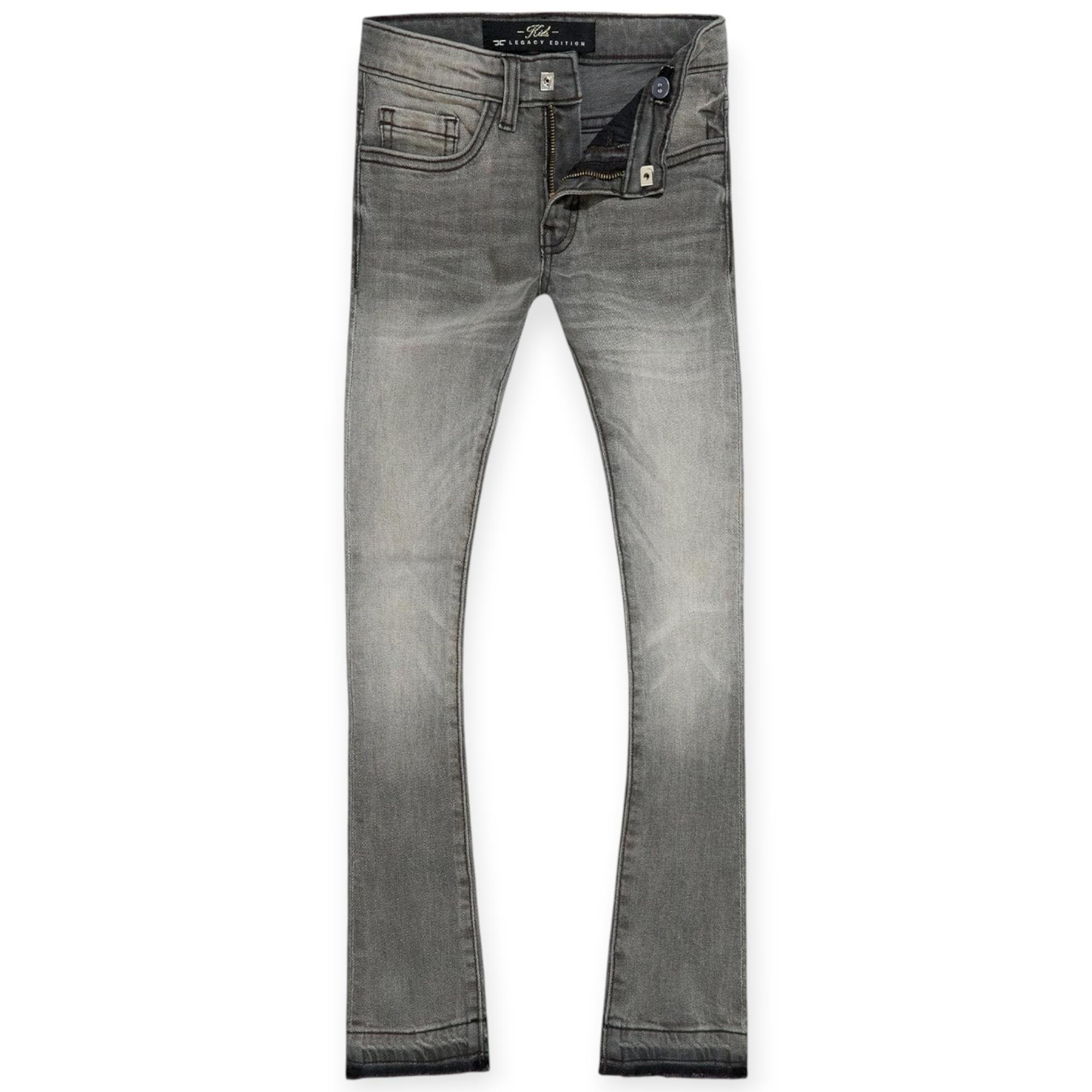 Jordan Craig KIDS Denim Jeans Boys Clean Stacked Slauson (Smoked Grey ...
