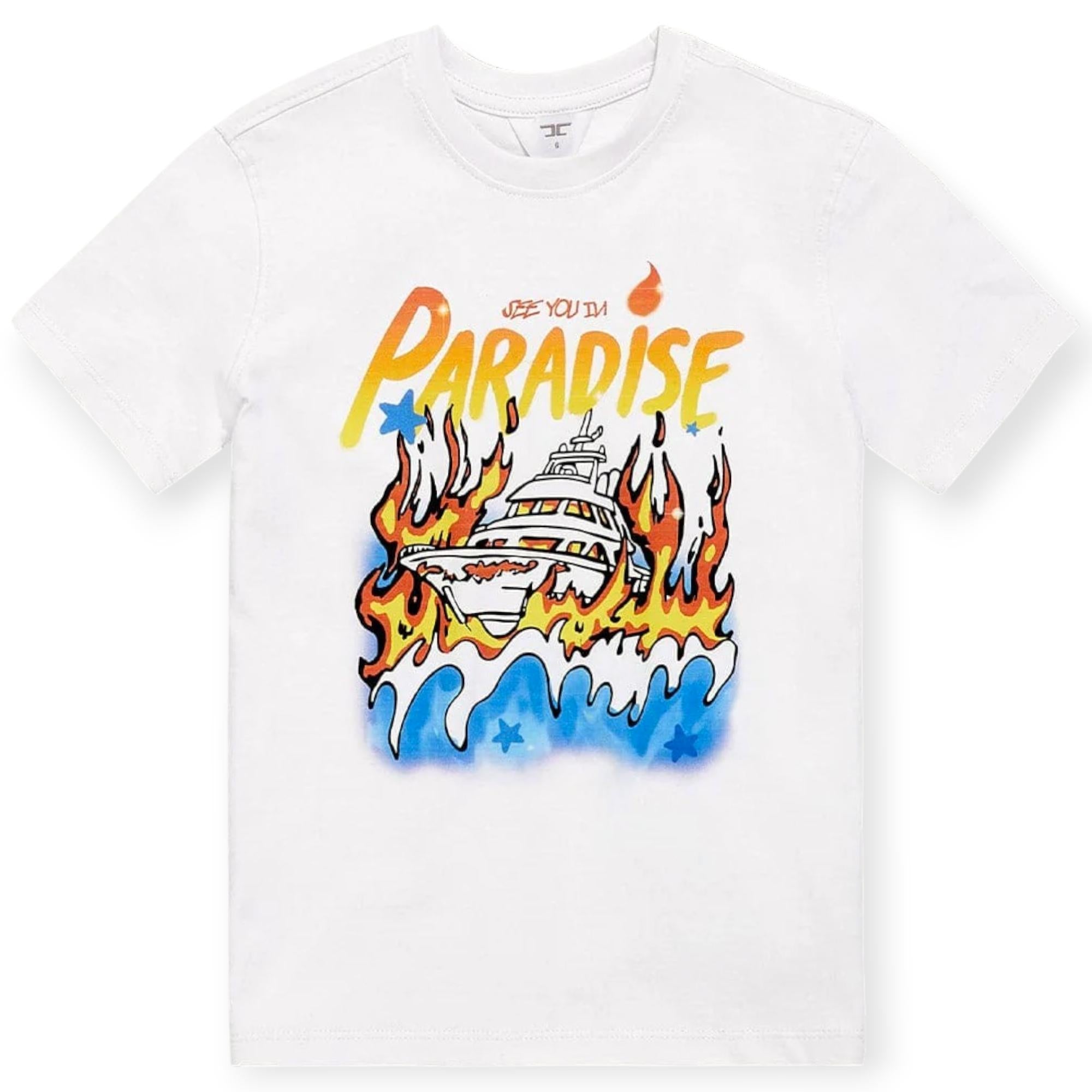 Jordan Craig Boys Tee KIDS Boys Paradise Yacht Burn The Boats (White ...