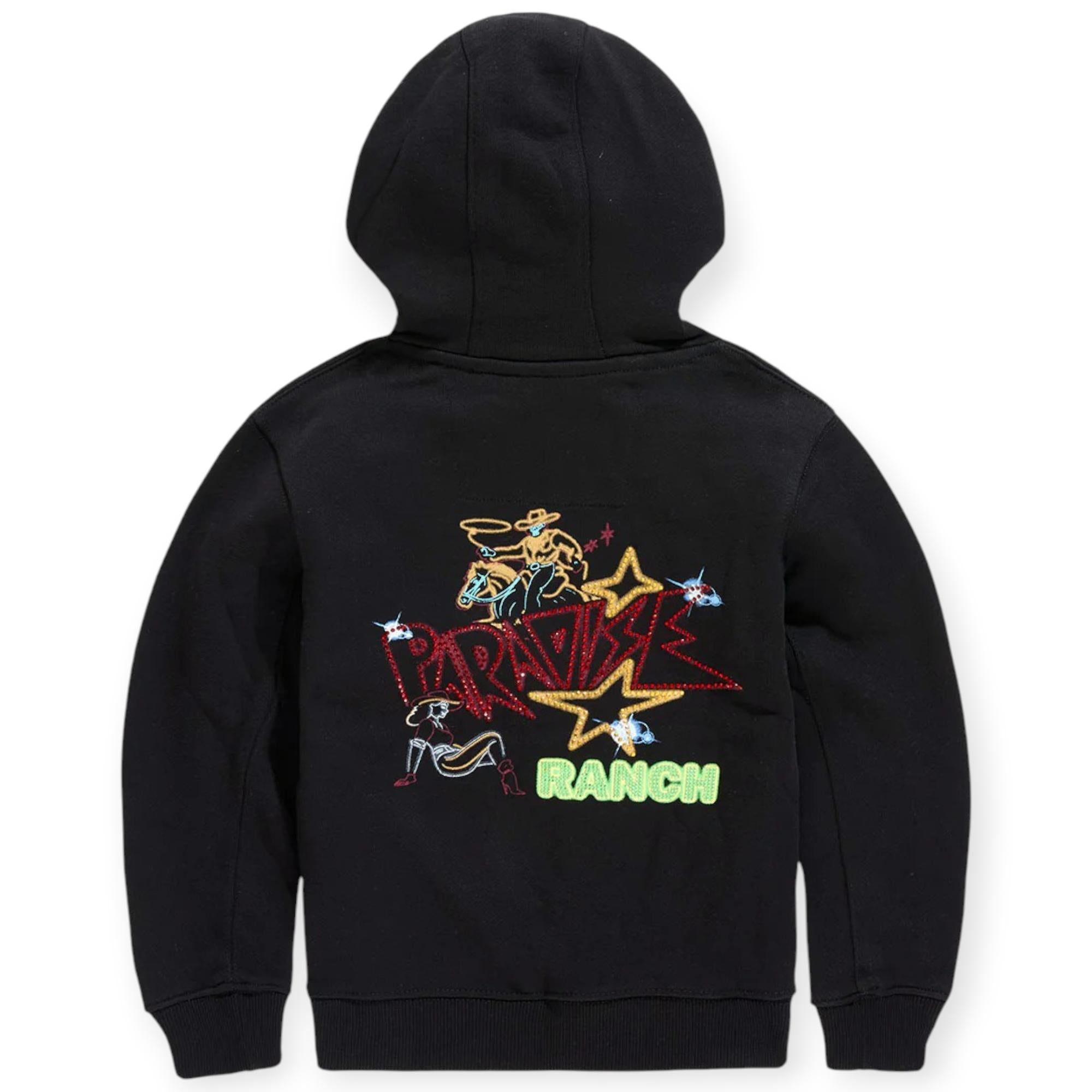 Jordan Craig Hoodie KIDS Paradise Ranch with Rhinestones (Black ...