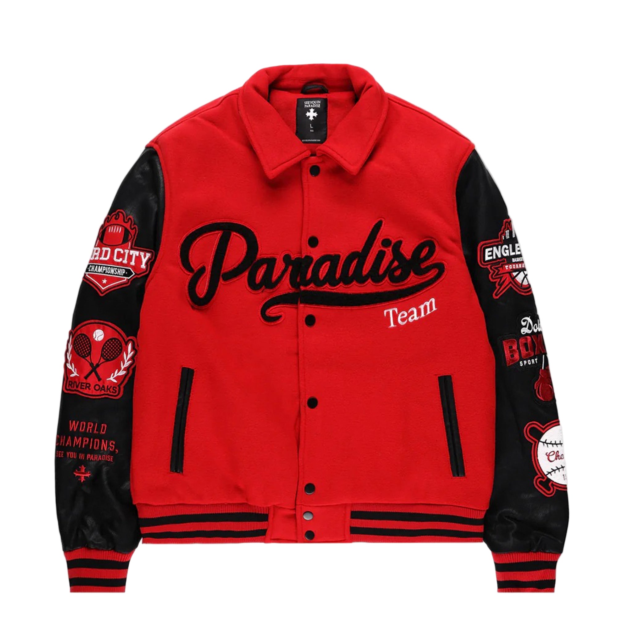 Jordan Craig Men Chicago Varsity Jacket (Red) – Nexus Clothing