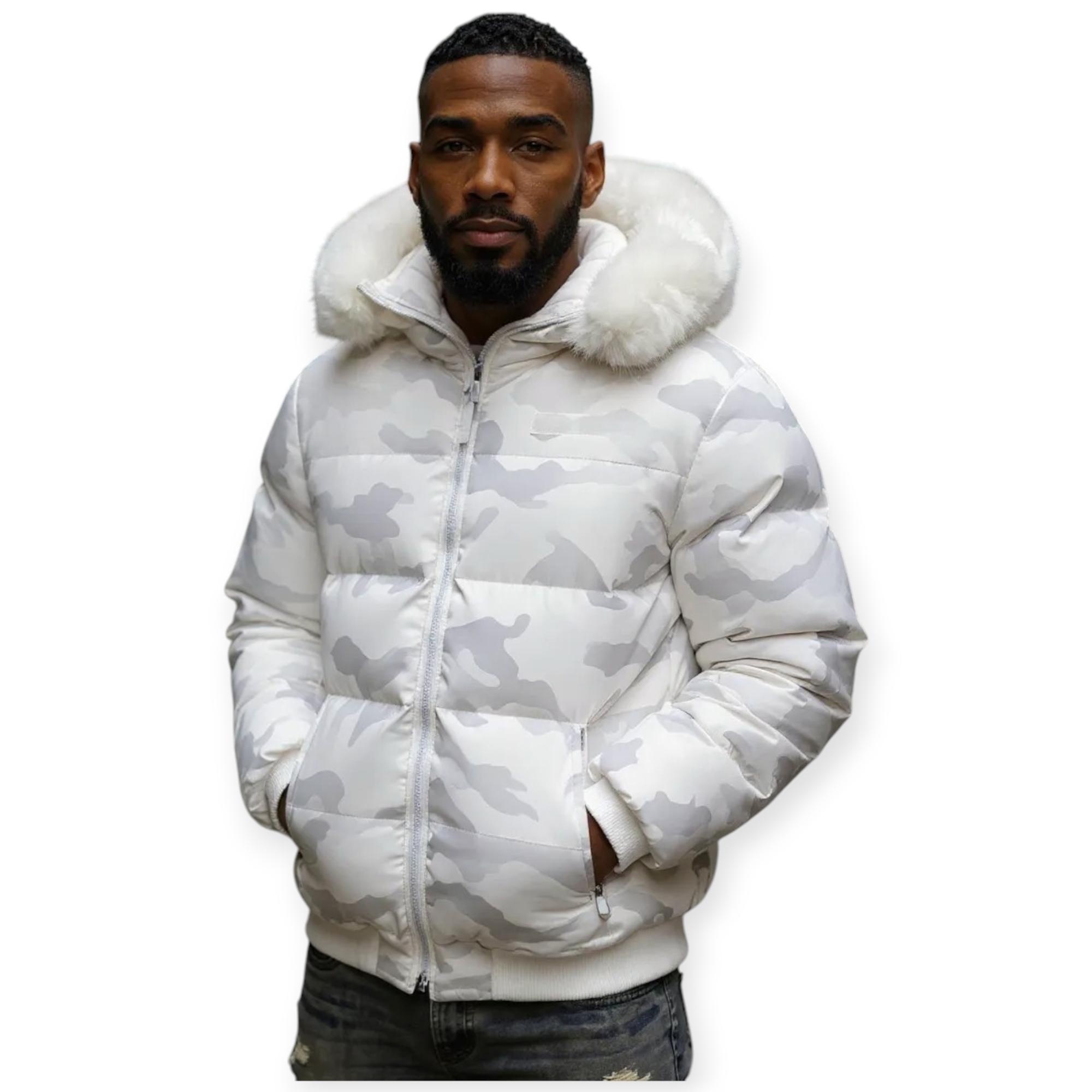 Jordan Craig Men Jacket The Wild One SYIP Emboss Puffer (Artc Camo ...