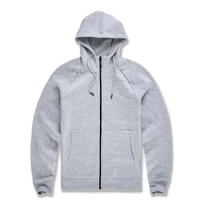 Jordan Craig Hoodie Men Uptown Zip Up (Heather Grey) – Nexus Clothing