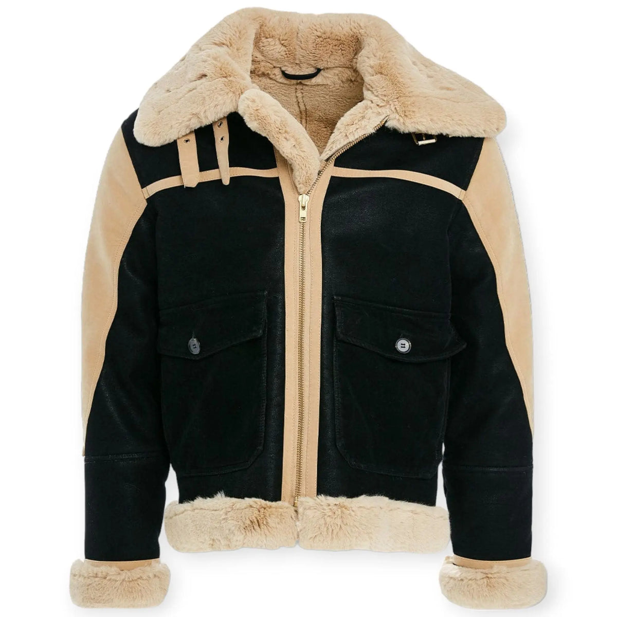 Jordan Craig Bomber Jackets Men Vienna Fur (Black Coffee)