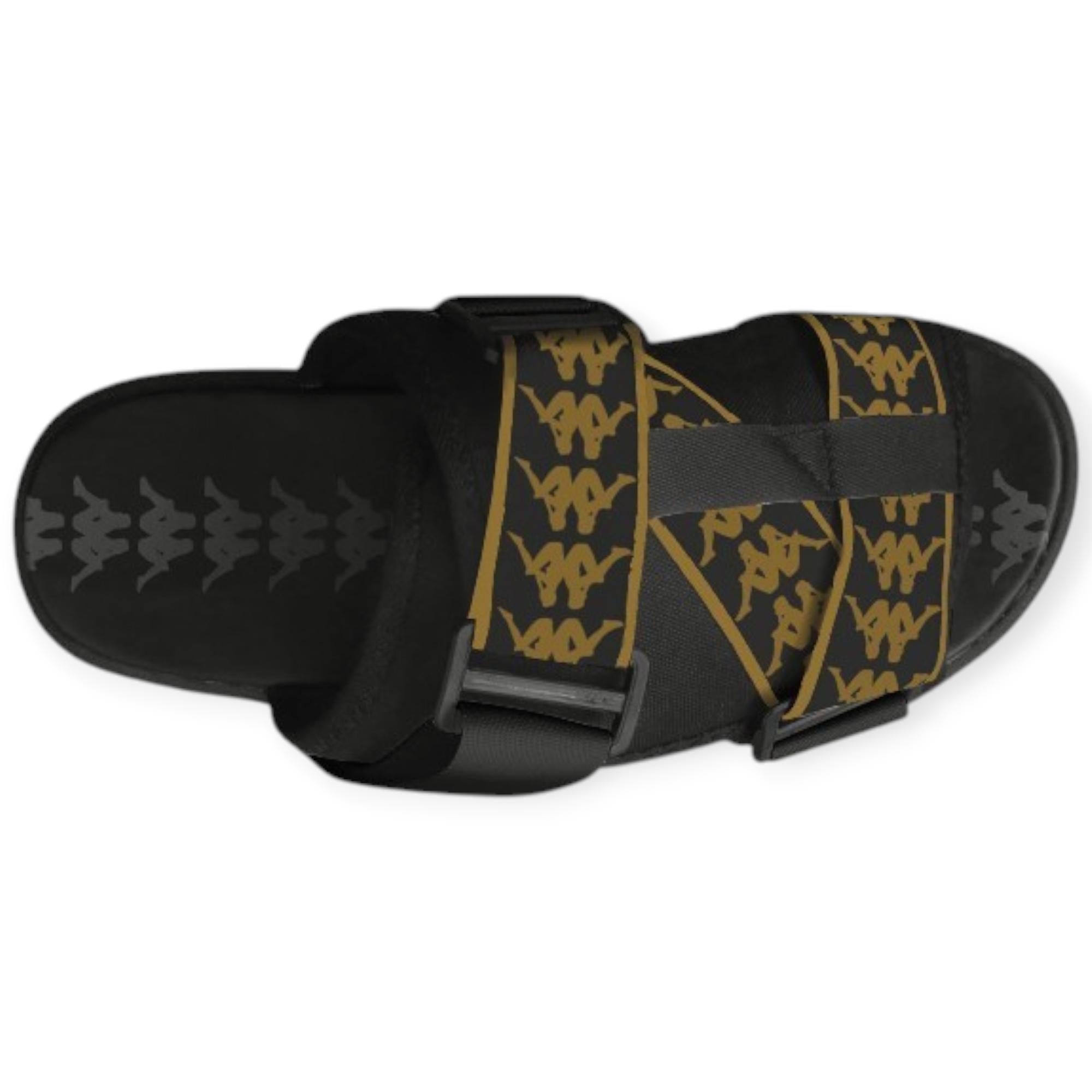 Kappa Men Sandal 222 banda mitel 1 (Black Gold) – Nexus Clothing