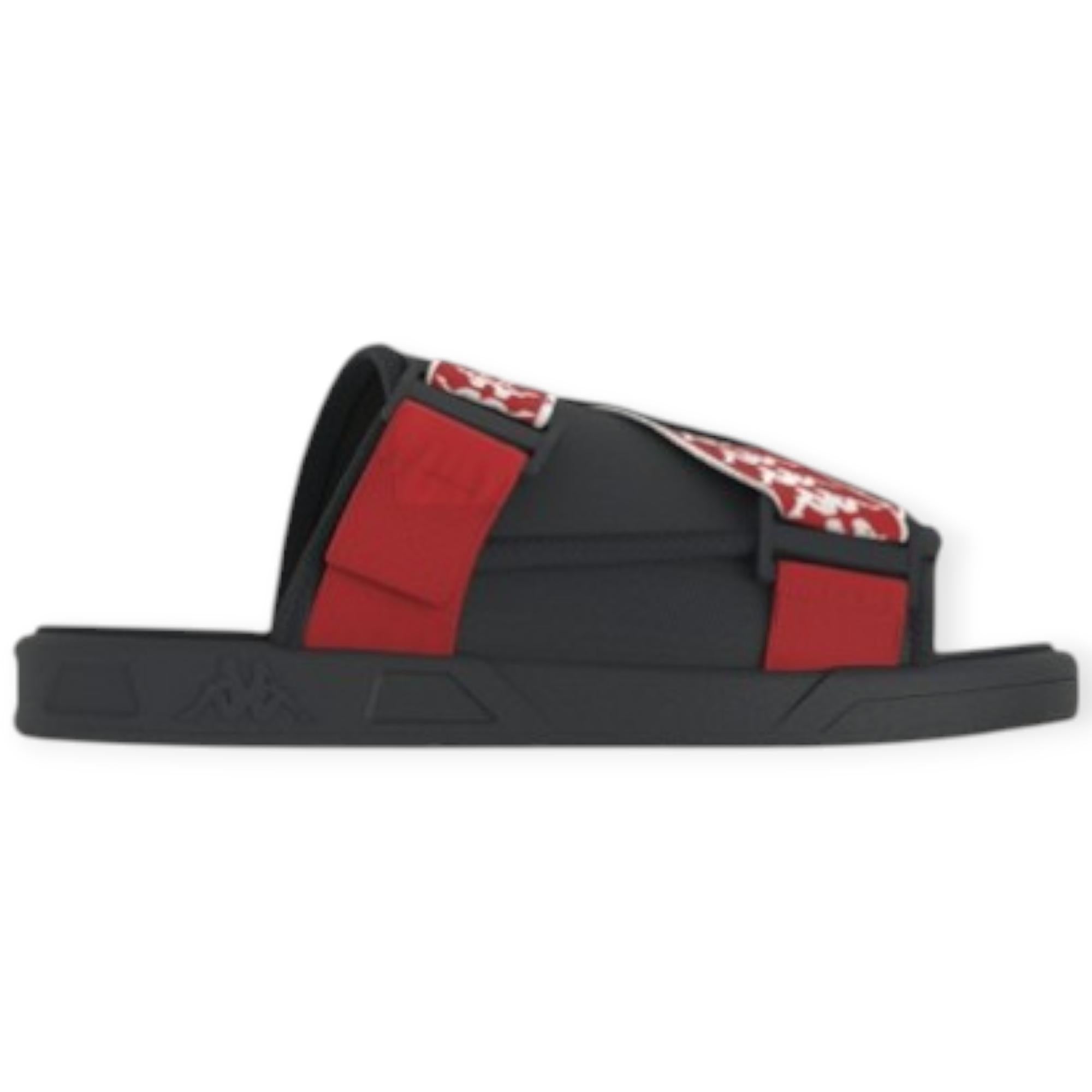 Kappa 222 banda mitel 1 Sandal Men (Black Red White) – Nexus Clothing