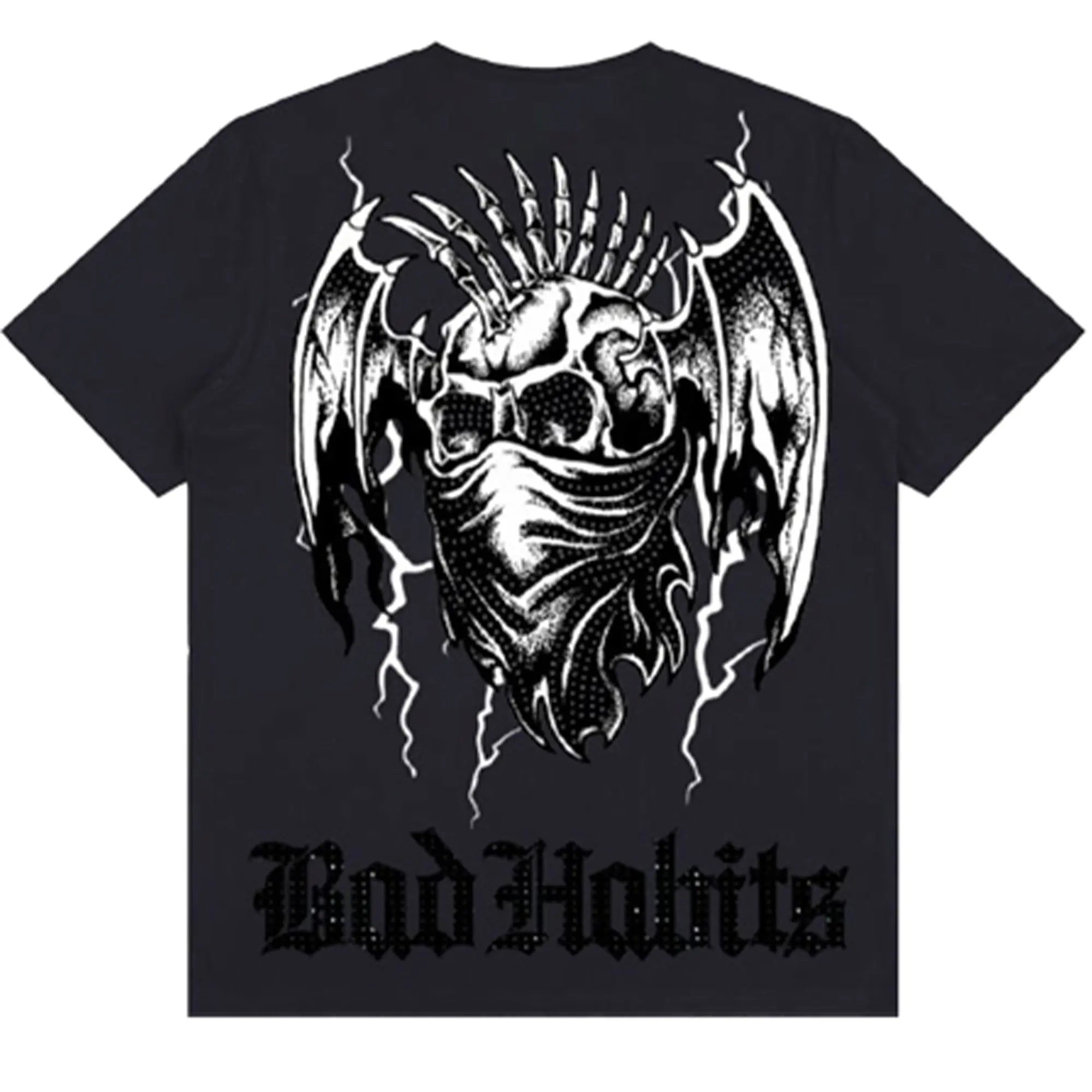 Roku Studio Men Bad Habits Punk Tee with Rhinestones (Black) – Nexus ...