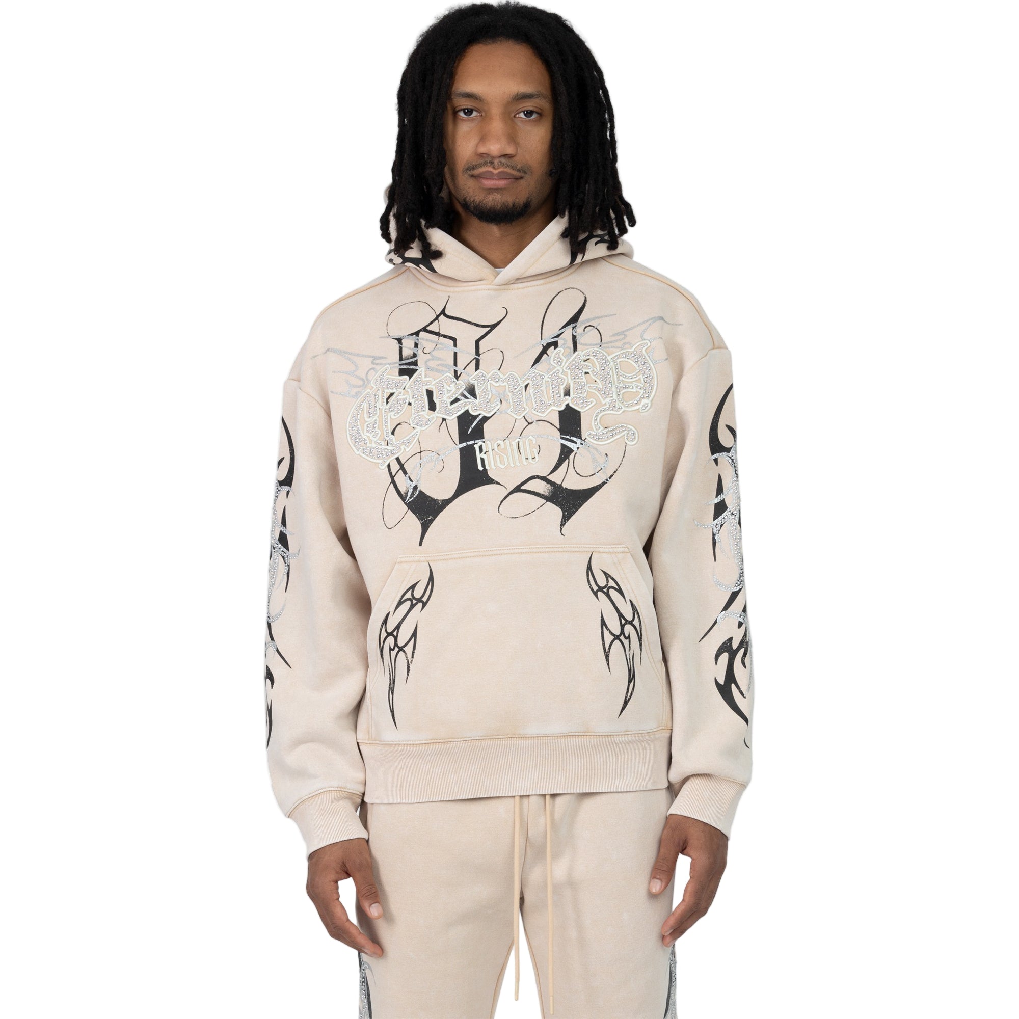 Smoke Rise Men Eternity Fleece Hoodie (Clay) – Nexus Clothing