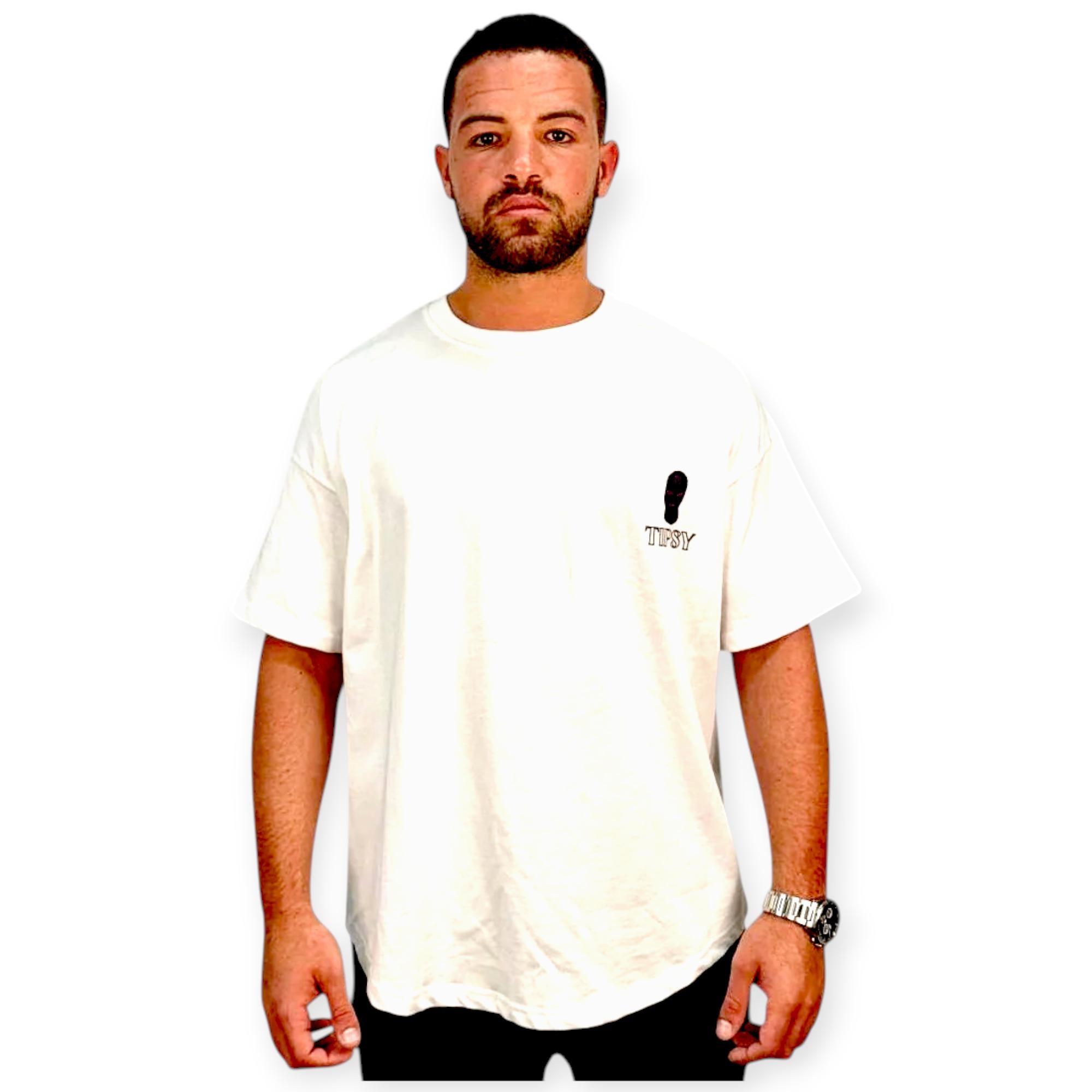 Tipsy Ski Mask Tee Men Drippy (White) – Nexus Clothing