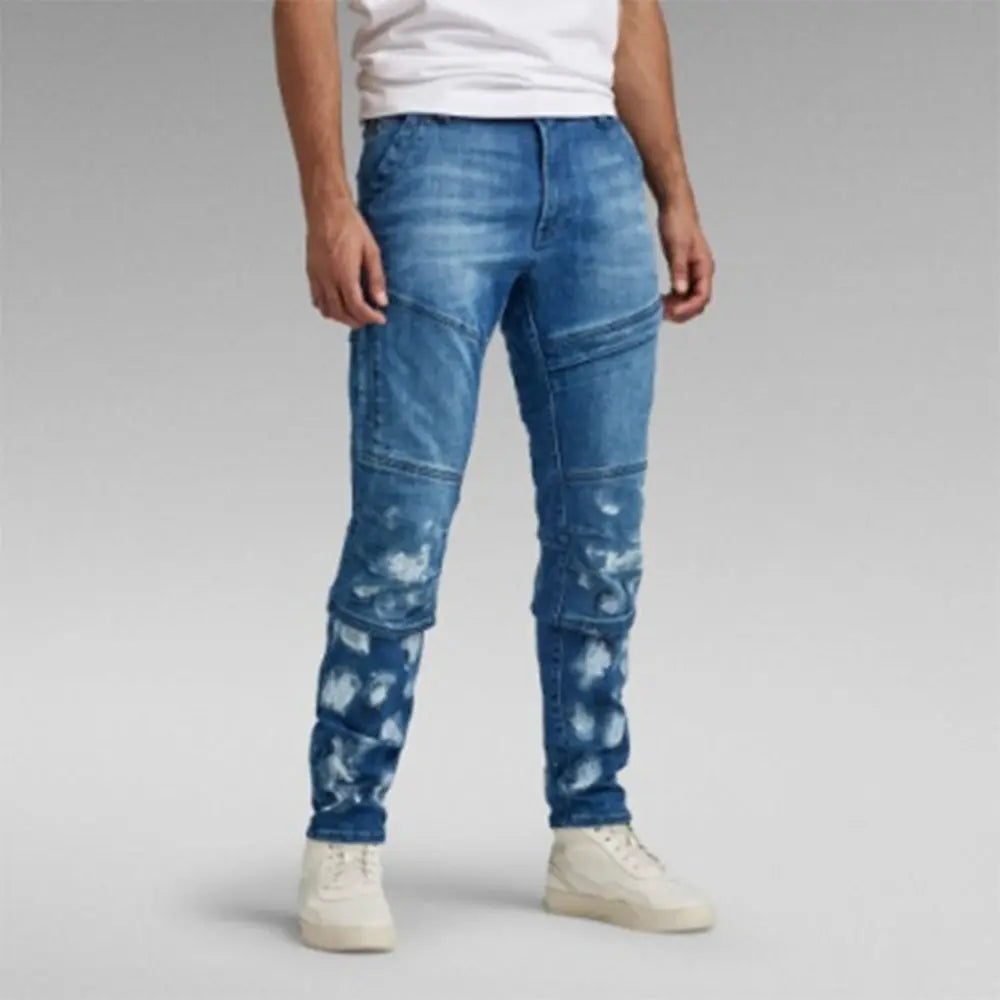 Gstar Raw Men Rackam 3d Skinny Jeans (Extreme Painted)