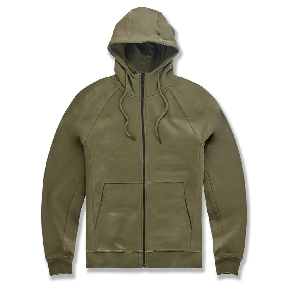 Jordan Craig Hoodie Men Uptown Zip Up (Olive) – Nexus Clothing