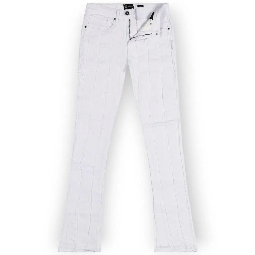 WaiMea Stacked FIt Jeans Men (White)
